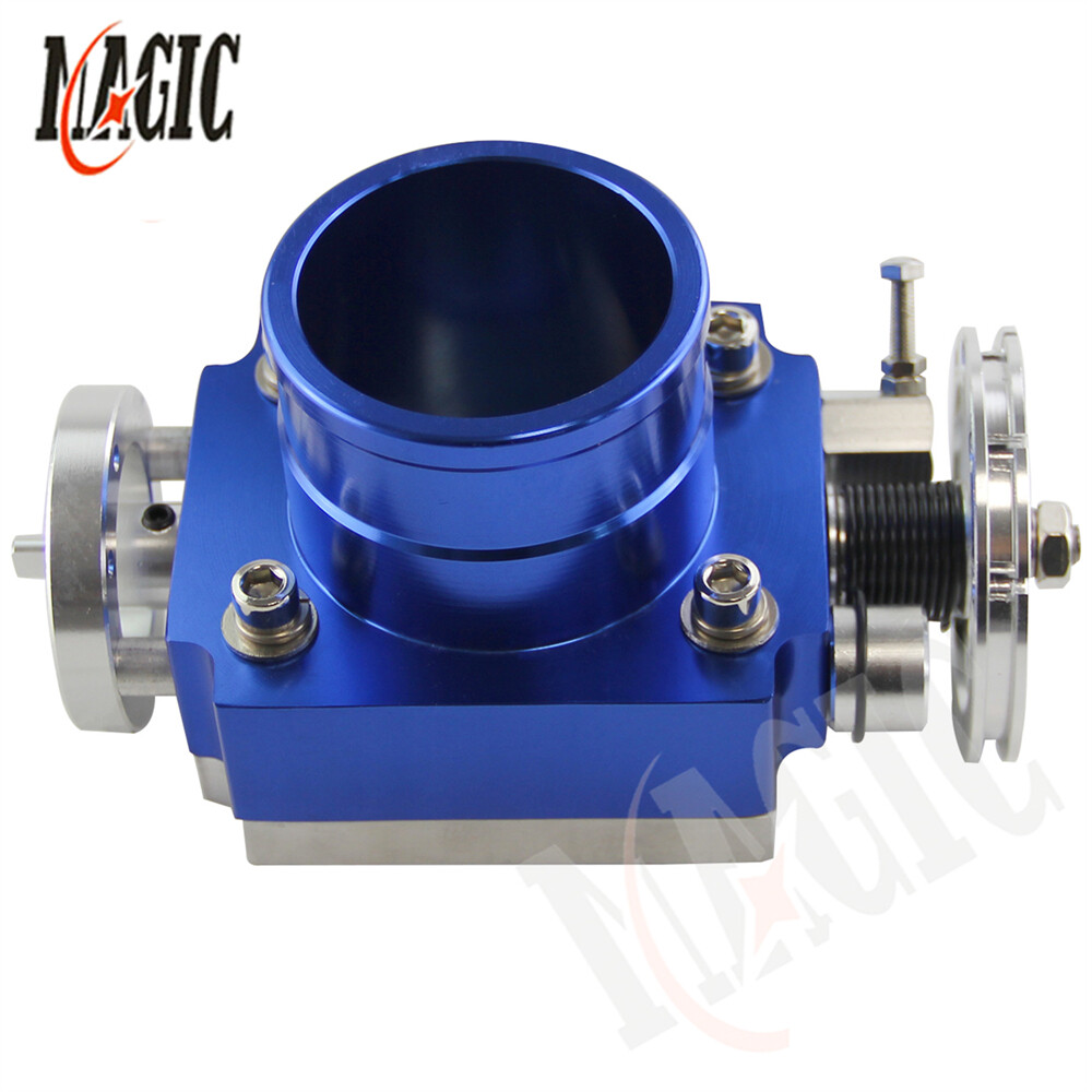 60mm Universal Aluminum Throttle Body VQ35TPS Intake Manifold Billet ...