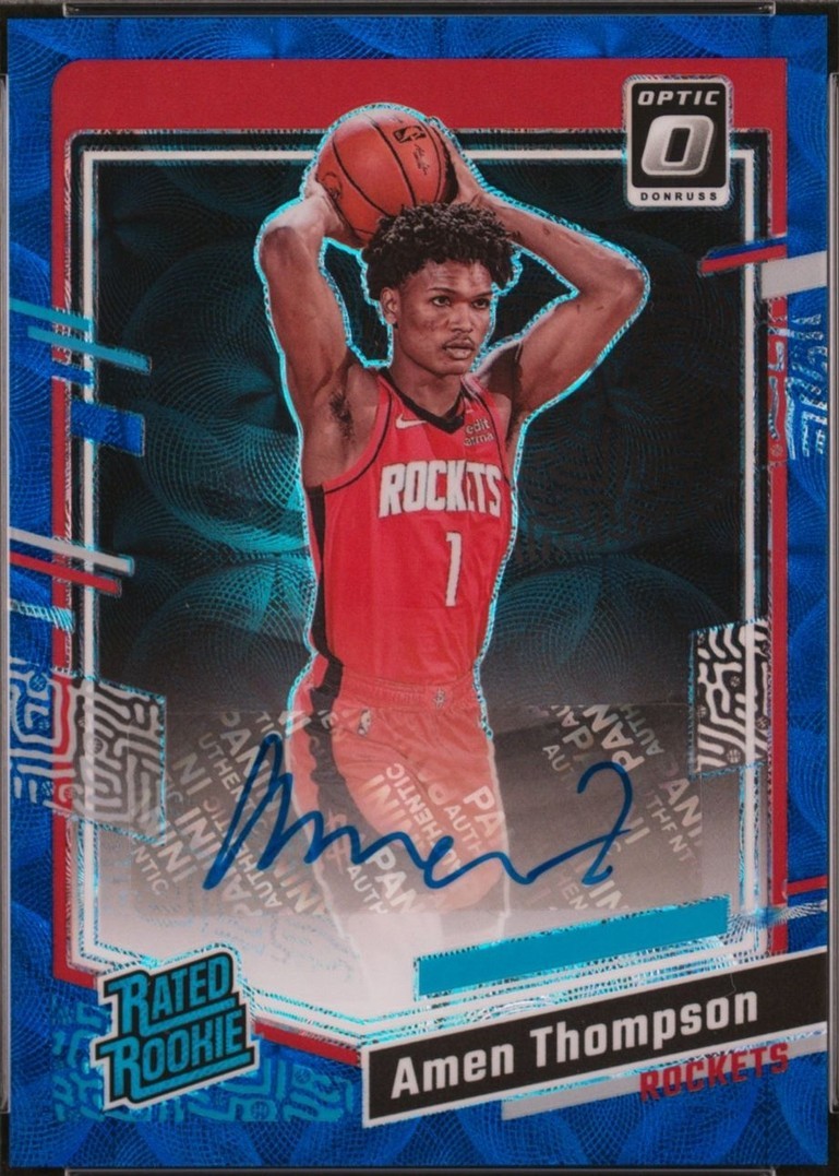 2023-24 Panini Donruss Optic - Rated Rookie Signatures Amen Thompson ...
