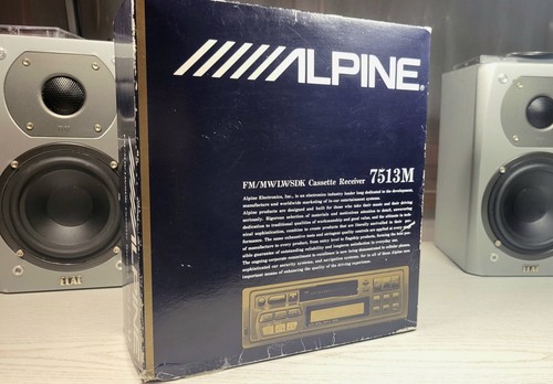 Alpine 7513M Car Stereo Cassette Tape Player W/box | eBay