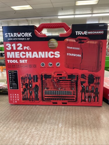 TRUE MECHANIC™ 312-Piece Mechanics Tool Set and Socket Set ...