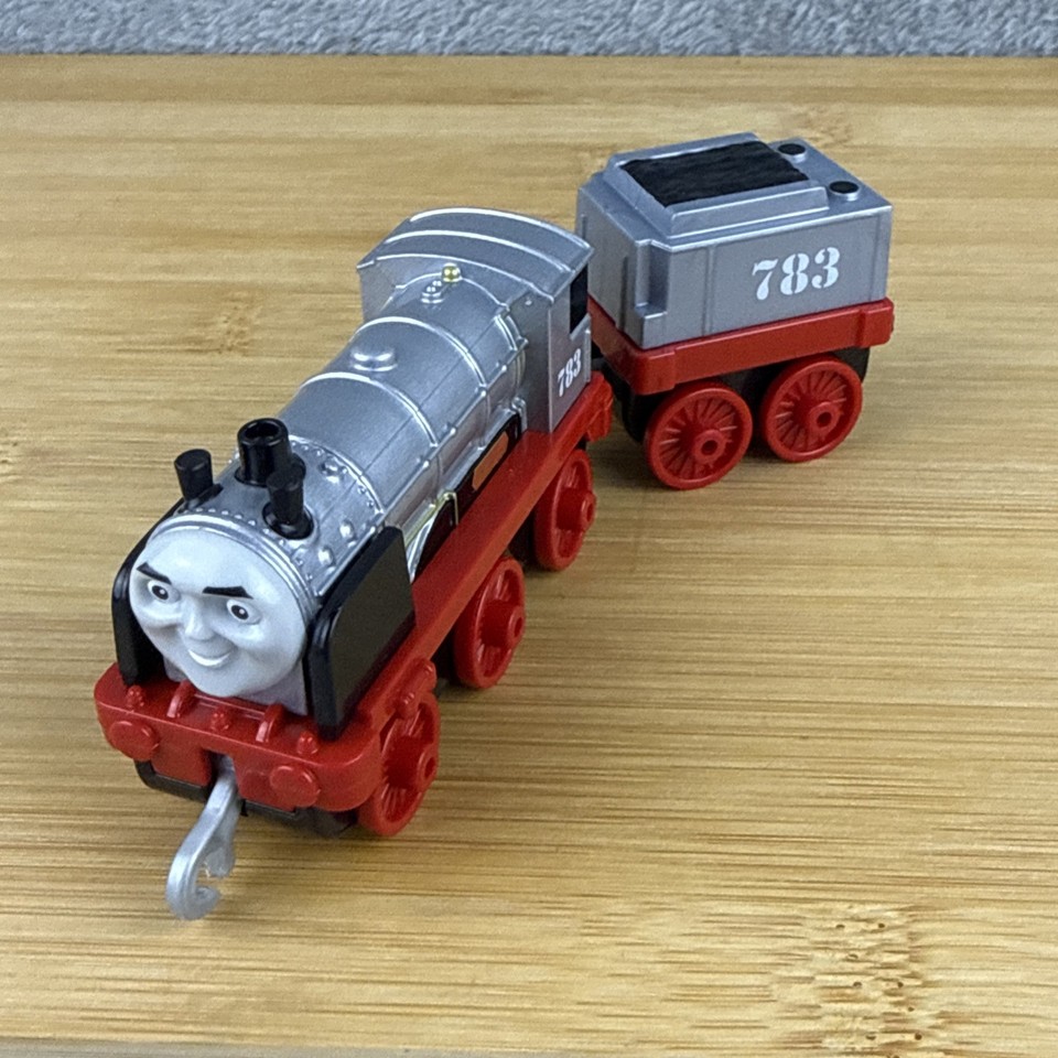 Thomas & Friends Metal Push Along Merlin The Invisible Train & Tender ...