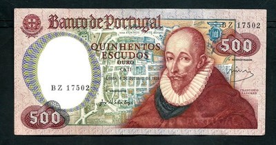 Portugal (P177a) 500 Escudos 1979 aVF/VF | eBay