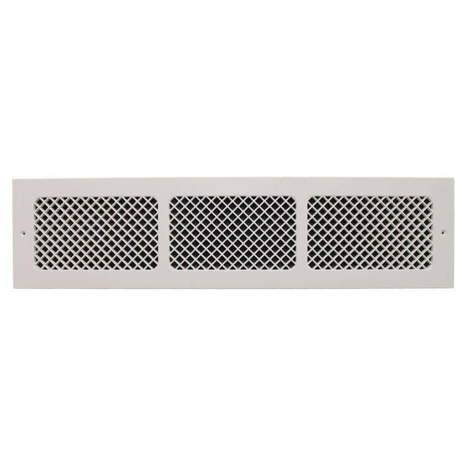 Return Air Vent Grille White 8 x 32 inch Victorian Wall Mount Polymer ...