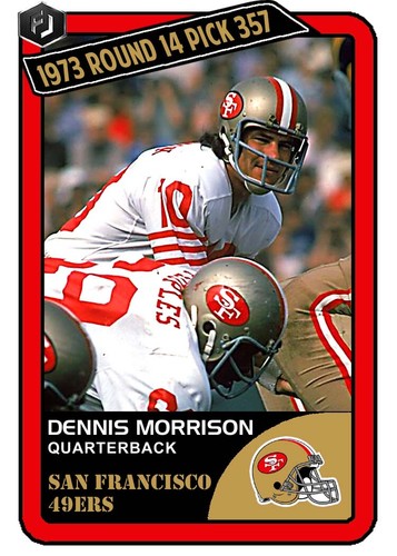 ACEO DENNIS MORRISON SAN FRANCISCO 49ERS CUSTOM HAND MADE ART CARD | eBay