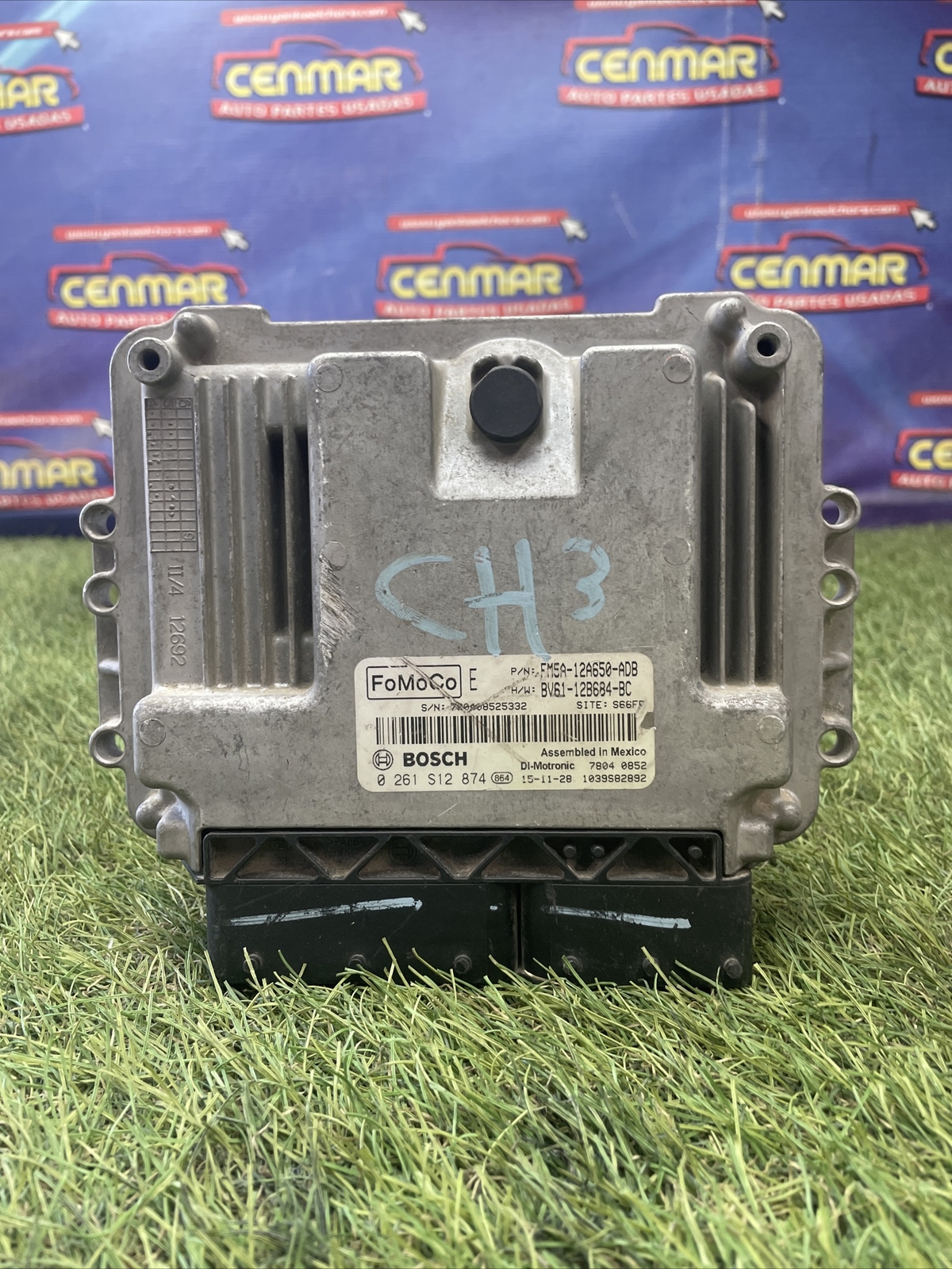 2016 FORD FOCUS ENGINE COMPUTER BRAIN BOX ECU ECM M 2.0L FM5A 12A650 ...