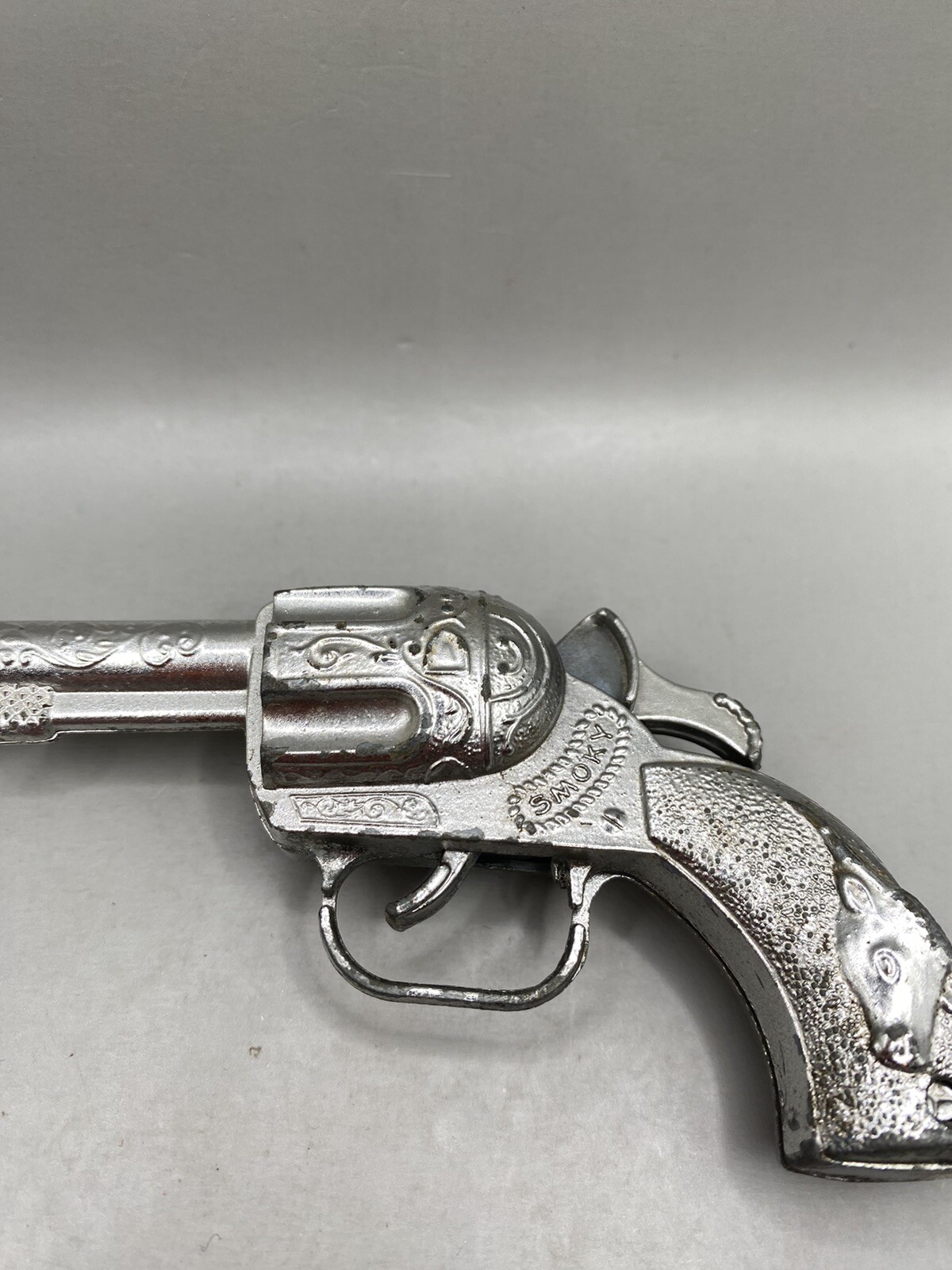 Vintage Western 1950’s 1960’s Hubley SMOKY Diecast Single Shot 5.5” Cap ...