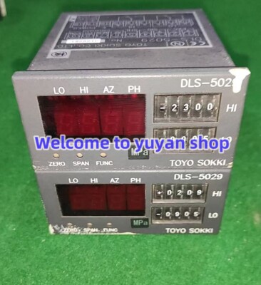 1pc USED Toyo Sokki DLS-5029 Controller TESTED By DHL or FedEx #VR8O CH ...