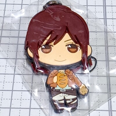 Attack on Titan Sasha Pikutamu Rubber Mascot Keychain | eBay