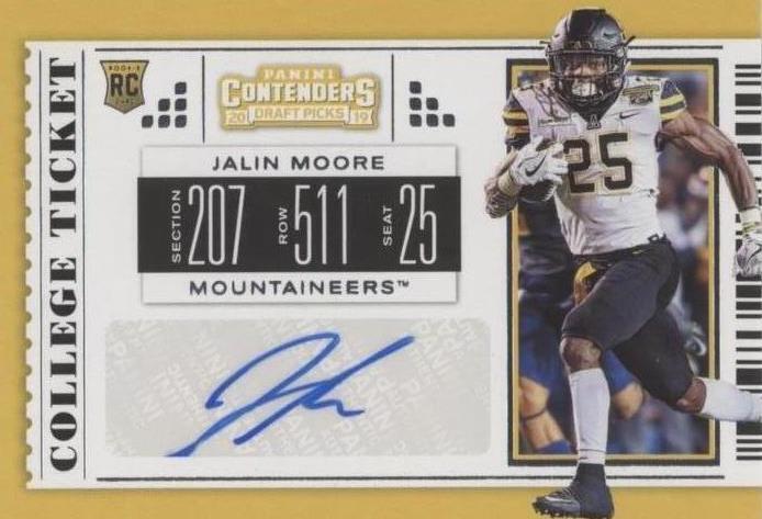2019 Panini Contenders Draft Picks - College Ticket Jalin Moore Jr ...