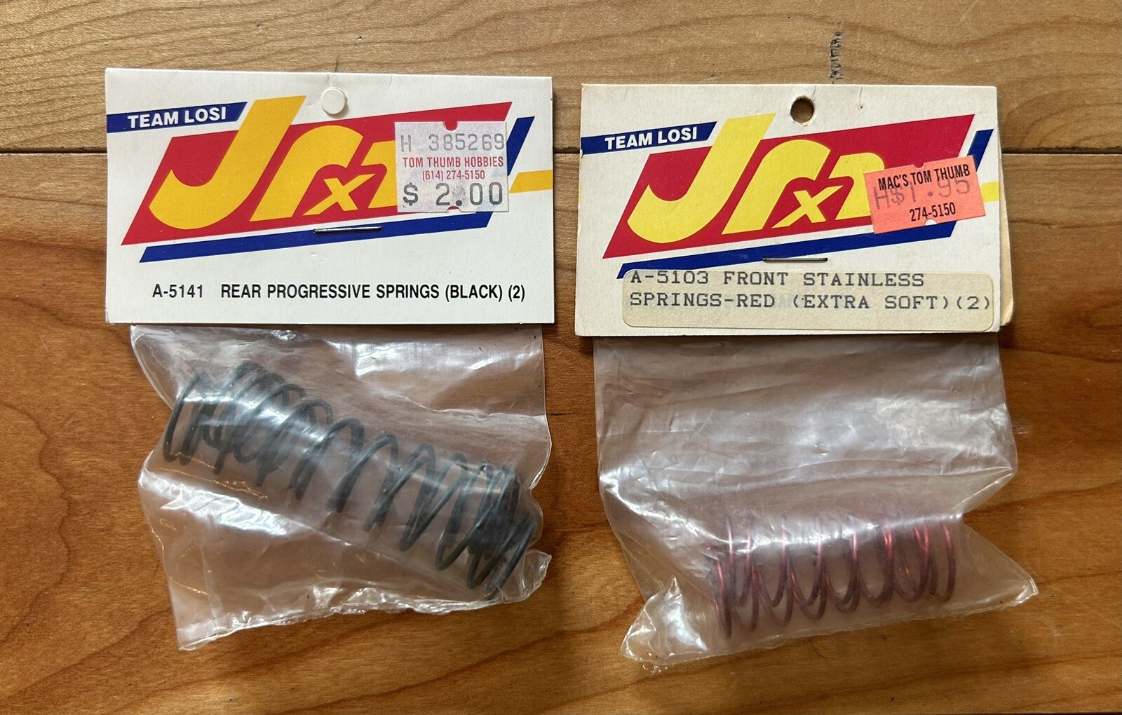 Team Losi A-5141 & A-5103 Front & Rear Shock Spring Set. JRX2 JRXT JR ...