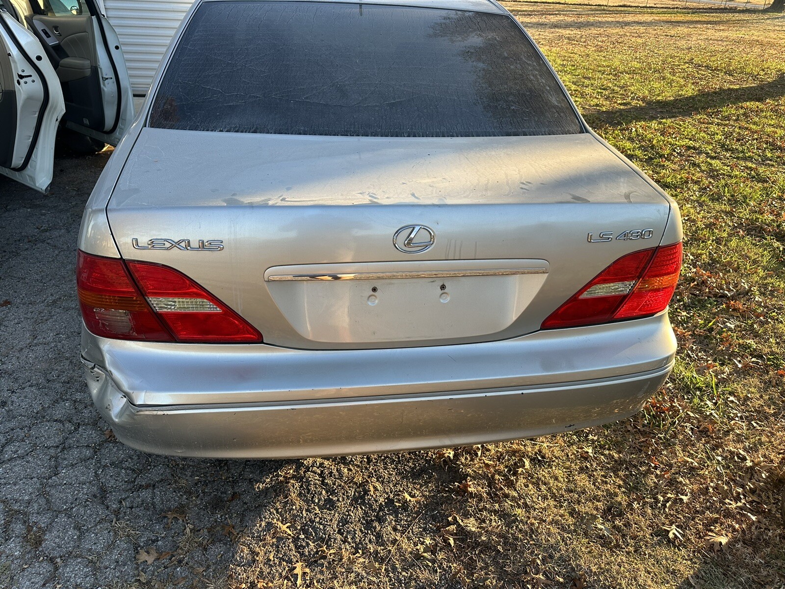 01-03 Lexus LS430 XF30 Trunk Lid Door Exterior Shell Panel Silver 1C0 ...