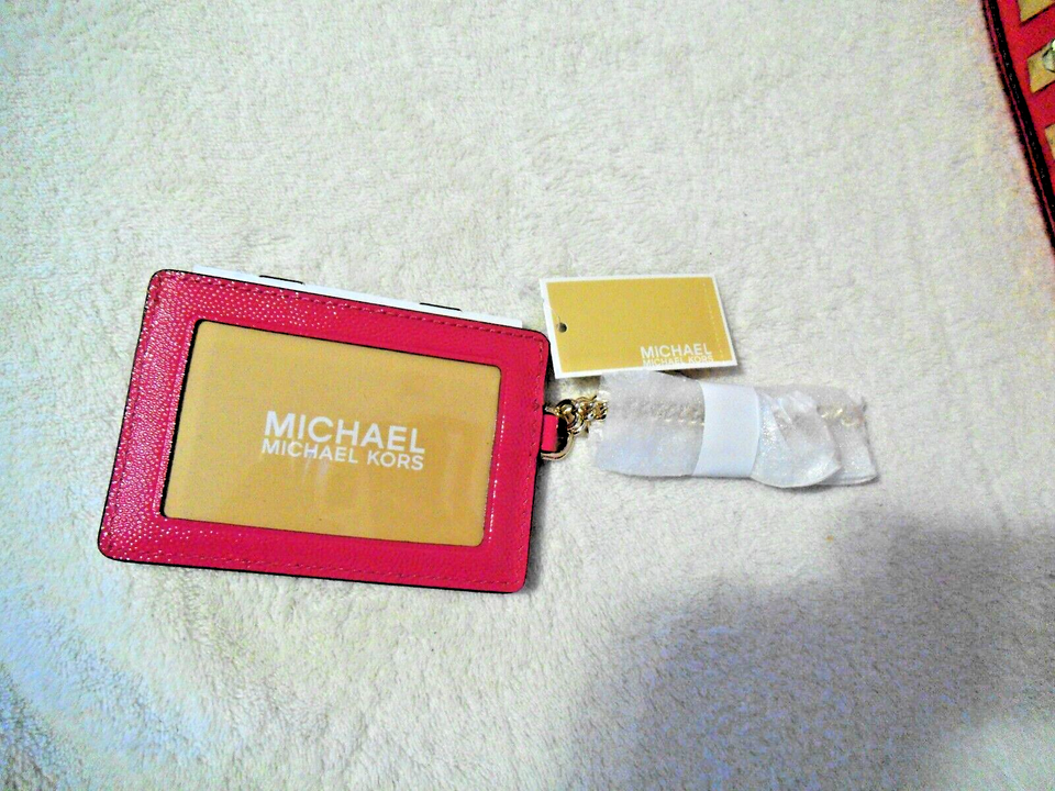 Michael Kors LG Hamilton Pyramid Studded lock, key and Handbag. Card ...