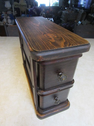 Antique Singer Treadle Sewing Machine Two (2) Drawer Cabinet - FINISHED ...