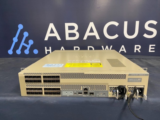 Cisco C6832-X-LE Catalyst 6832-X-Chassis 2x C6840-X-750W-AC for sale ...
