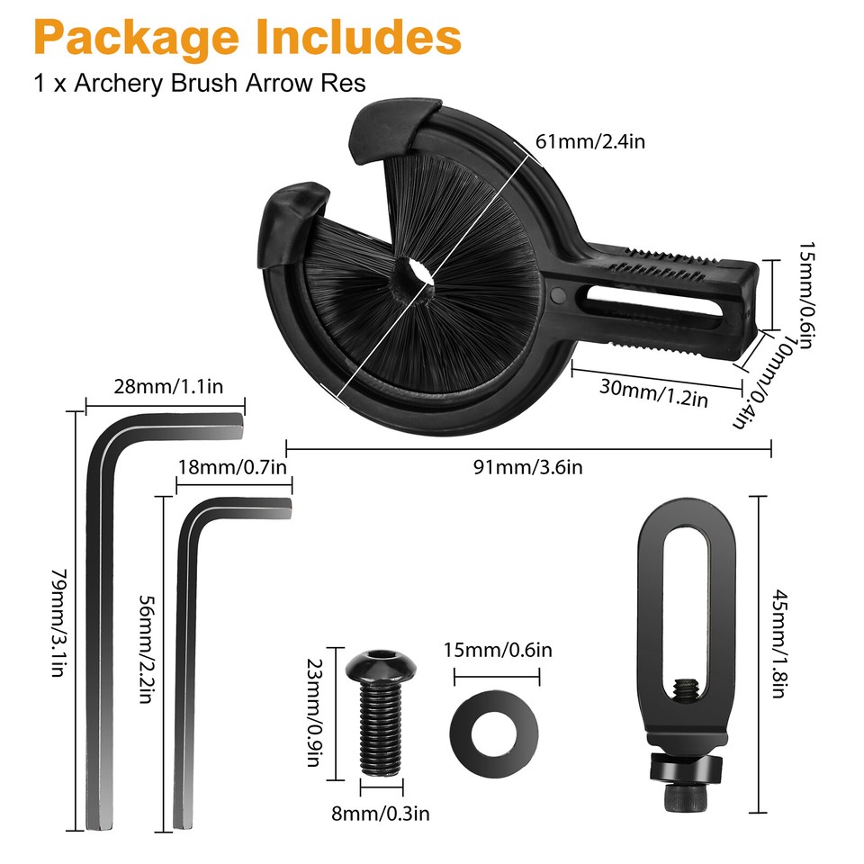 Adjustable Archery Brush Arrow Rest Left Right Hand Compound Recurve ...