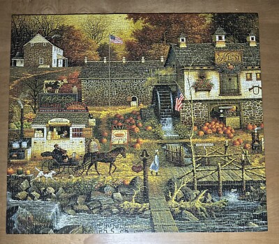 Charles Wysocki Jigsaw Puzzle Olde Bucks County 1000 Pc 2004 Preowned ...