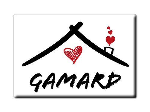 Gamard France Nom De Famille Prénom Cadeau Aimant Anniversaire Love | eBay