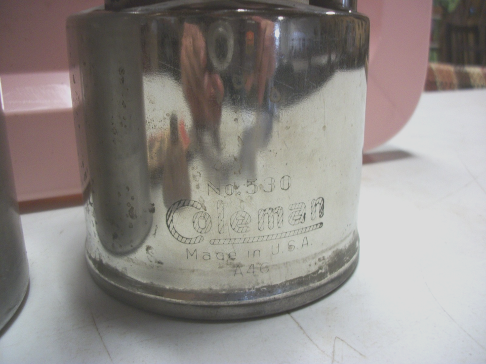 VINTAGE COLEMAN G.I. POCKET STOVE #530 w/ Instructions Wrench Funnel ...
