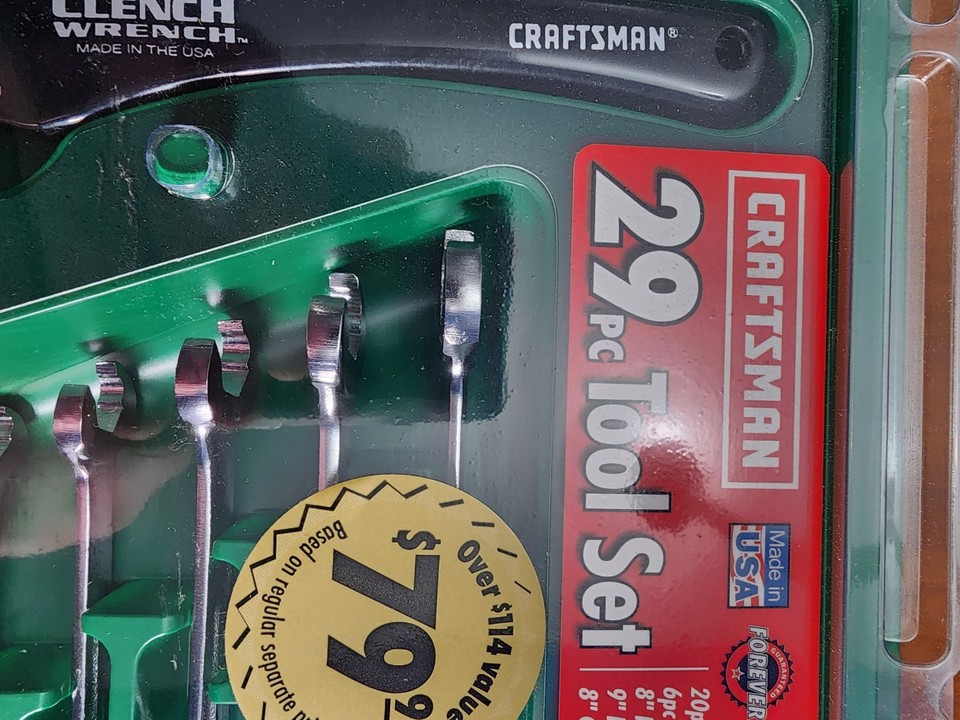 Craftsman USA NOS Rare 29 Piece Tool Set - 43429 - Original Packaging ...