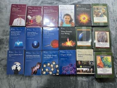 The Great Courses 66 DVDs LOT Science Language Chemistry History SEALED ...