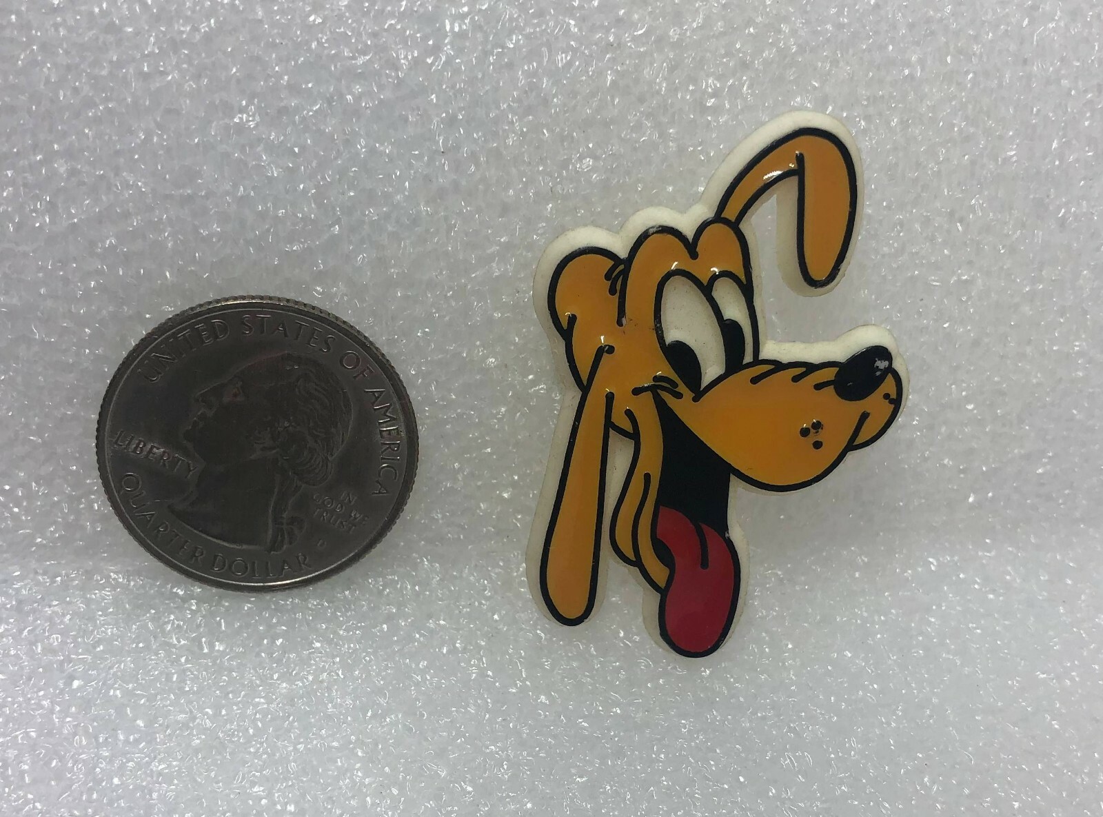 Vintage Disney Pluto Head Plastic Pin | eBay