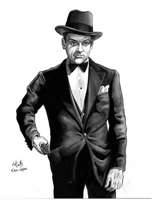 ANTHONY CACIOPPO/ED COUTTS~JAMES CAGNEYSIGNED GREY WASH PRINT! | eBay