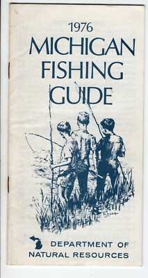 1976 MICHIGAN DNR FISHING GUIDE LAWS DIGEST RULES - MICHIGAN-DEER-PATCH ...