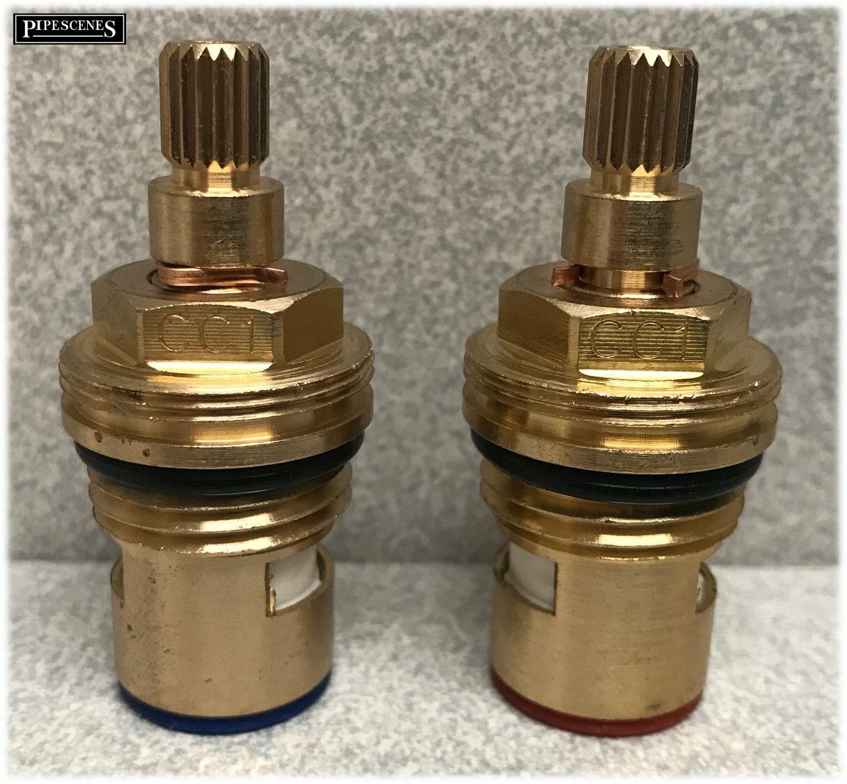 pipescenes555 CC1 / A6 Ceramic Disc Tap Cartridge Valves 20 Spline x 7 ...