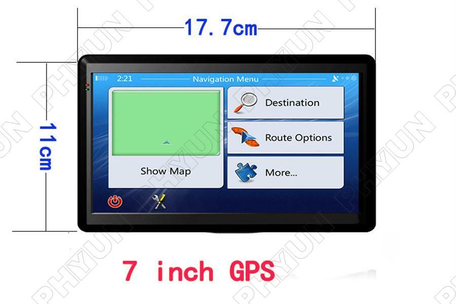 7Inch Touch Screen Car Truck GPS Navigation 8GB 128MB with Canada ...