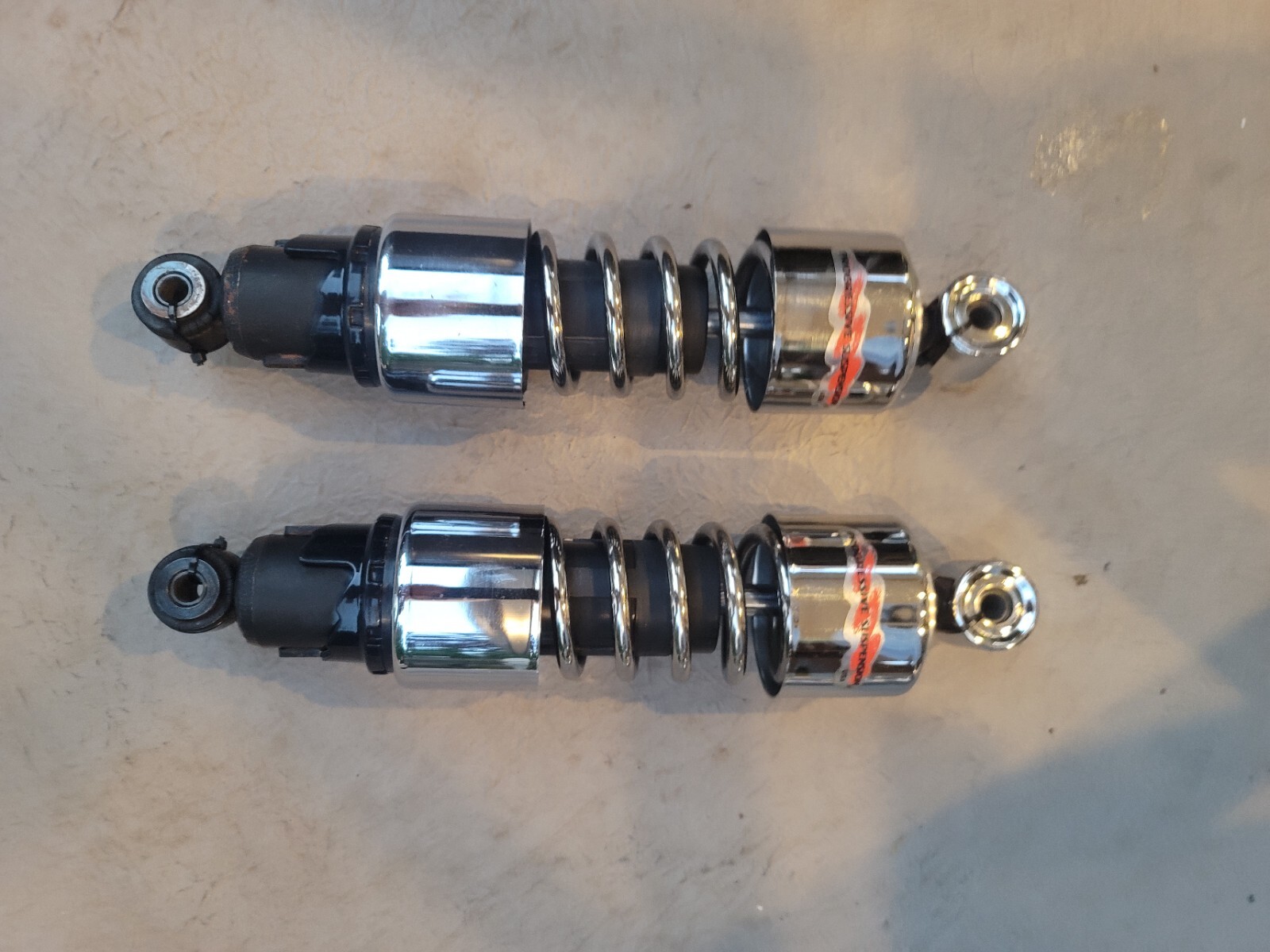 Progressive Suspension Chrome 13" Adjustable Rear Shocks Harley ...