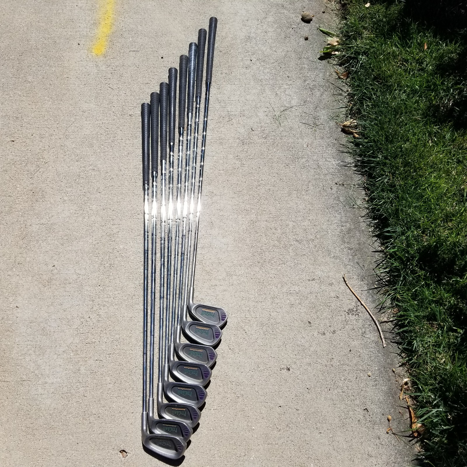 Wilson Pro Staff Jumbo Giant Sweet Spot RH Irons Set Steel 3 4 5 6 7 8 ...