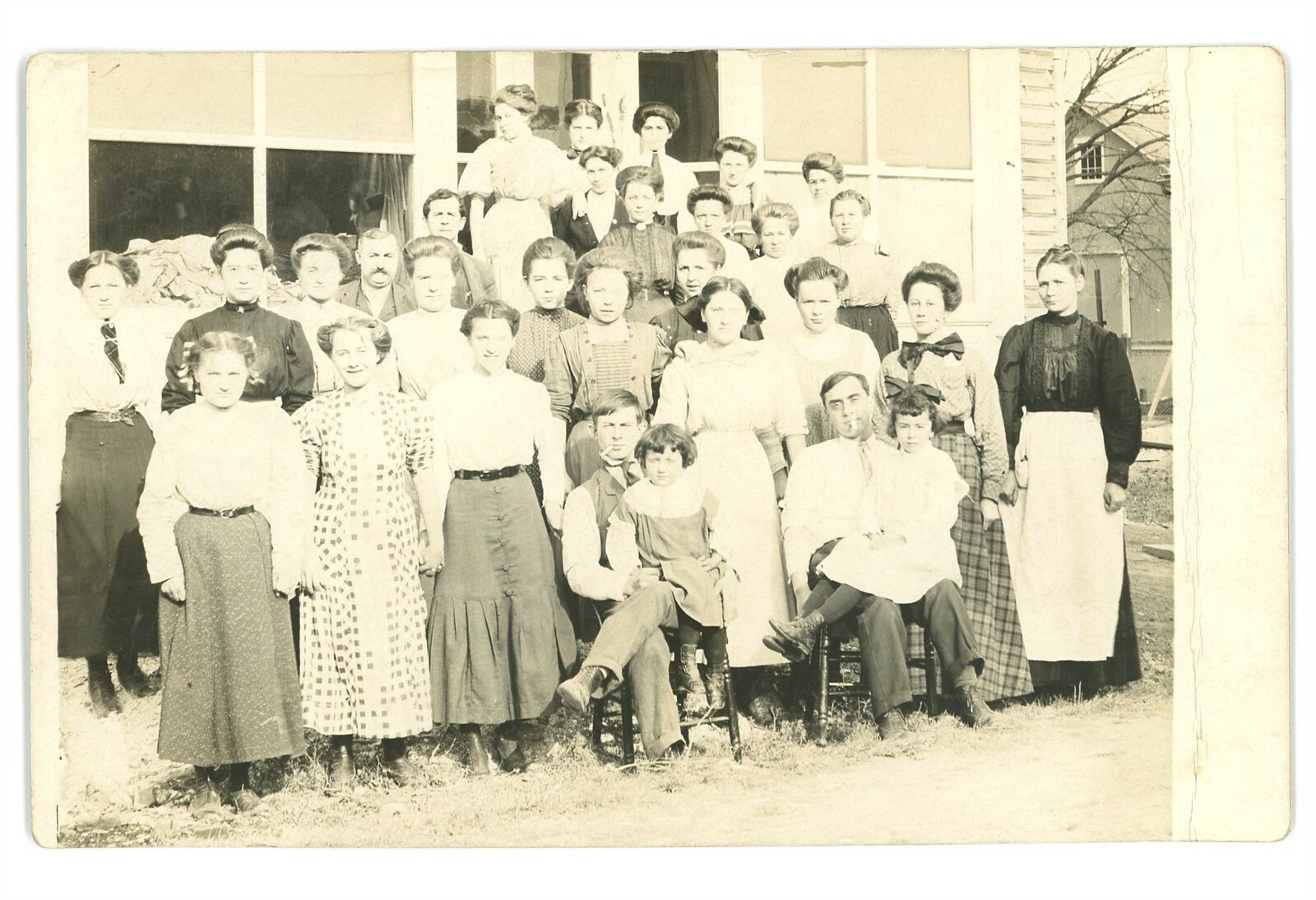 RPPC Group of Employees KREAMER? PA Snyder County Real Photo Postcard ...