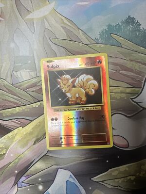 POKEMON TCG CARD Vulpix 14/108 XY Evolutions 2016 REVERSE HOLO FOIL ...