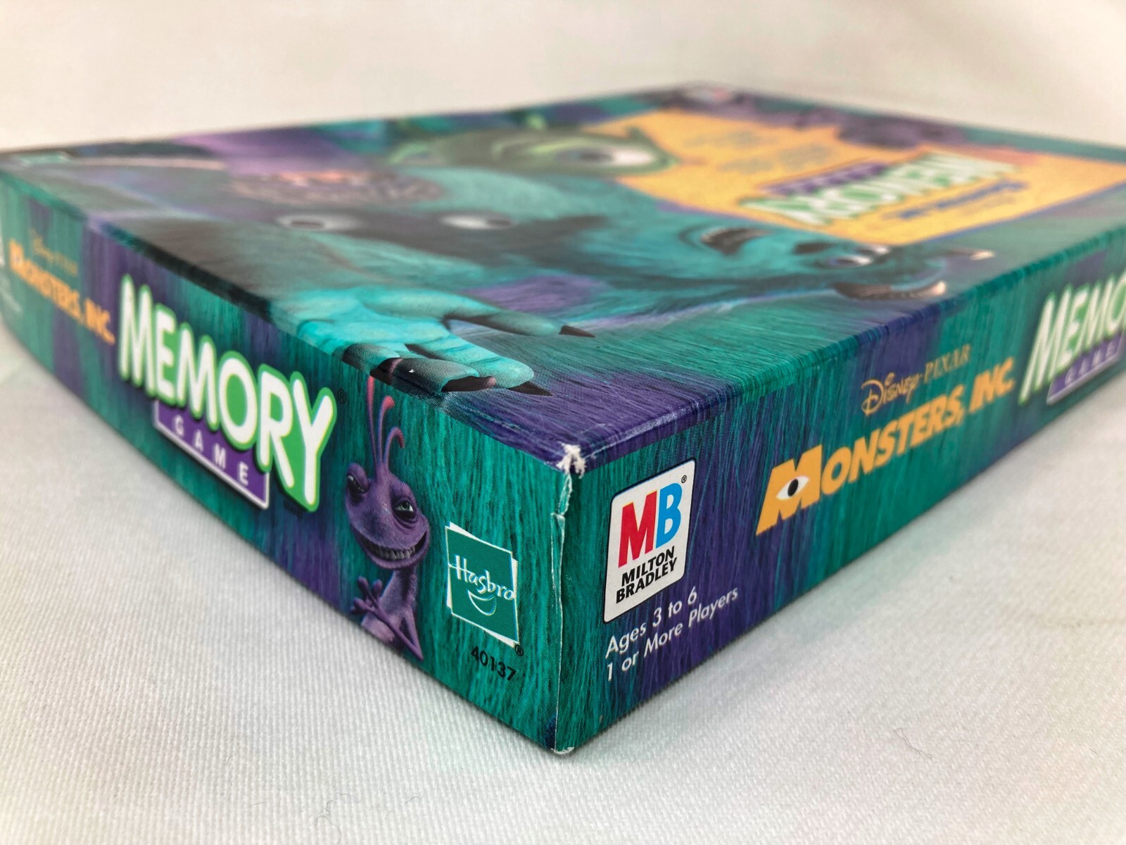 Monsters, Inc Memory Game Milton Bradley 2001 Disney Pixar 100% ...