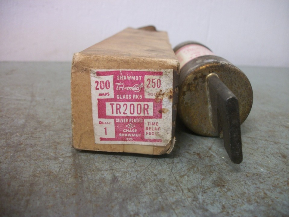 SHAWMUT TRI-ONIC FUSE TR200R 200AMP 250VOLT NIB | eBay