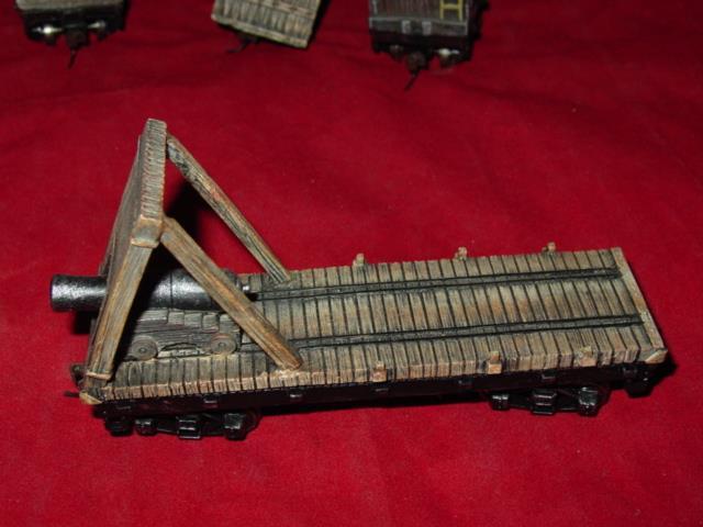 (6) Rare HAWTHORNE VILLAGE HO : US CIVIL WAR ARMORED TRAIN CAR SET ...