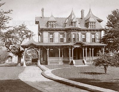 Victorian house 1890 architecture, Newark NJ photo CHOICE 5x7 or ...