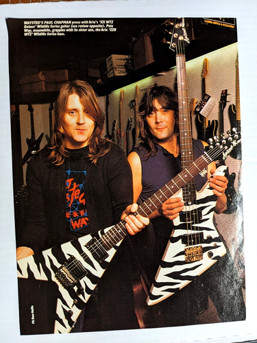 WAYSTED / PETE WAY & PAUL CHAPMAN / PRINCE MAGAZINE FULL PAGE PINUP ...