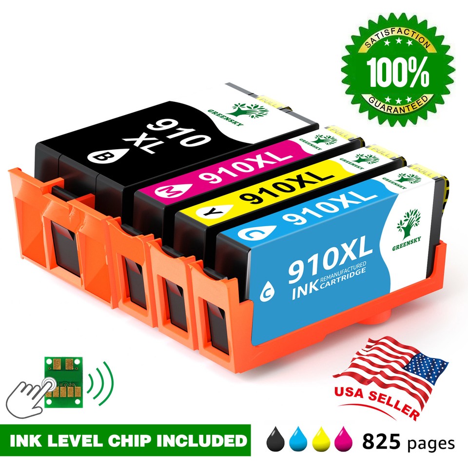 910XL Ink Cartridges for HP OfficeJet Pro 8010 8015 8012 8020 8028 8030 ...