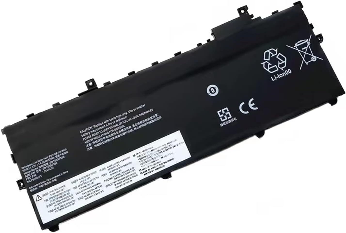 01AV430 SB10K97587 Battery for Lenovo ThinkPad X1 Carbon 5th Gen 2017 ...