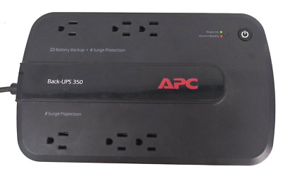 APC BACK-UPS ES 350 BATTERY BACK-UP PLUG &SURGE PROTECTION BE350G | eBay