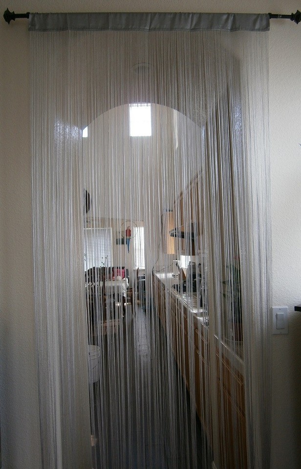 40x110" String Curtain Fringe for window, wall decor, door divider room ...