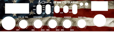 Cobra 29 NIGHTWATCH LTD CLASSIC Faceplate Decal – American Flag CB ...