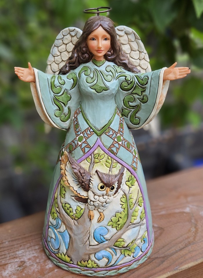 Jim Shore Angel Figurine Heartwood Creek "The Way Of Wisdom" Quilt 2014 ...