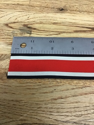 Original German World War II 1939 2nd Class Iron Cross Ribbon 1ft Piece ...