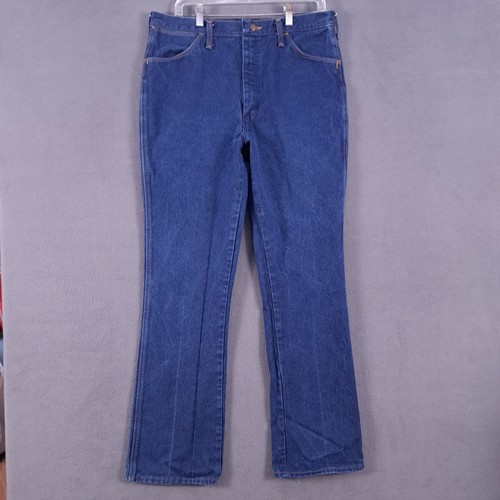 Vintage Wrangler Jeans Mens 34x32 Blue Cotton Denim 945NAV Western ...