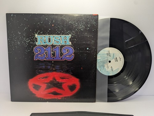 RUSH - 2112 - White Label Promo - SRM-1-1079 - VG+ - RARE - ROCK - 1976 ...