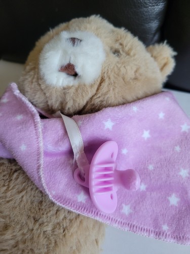 Little Live Pets Cozy Dozy Cubbles Bear animated with Purple blanket ...