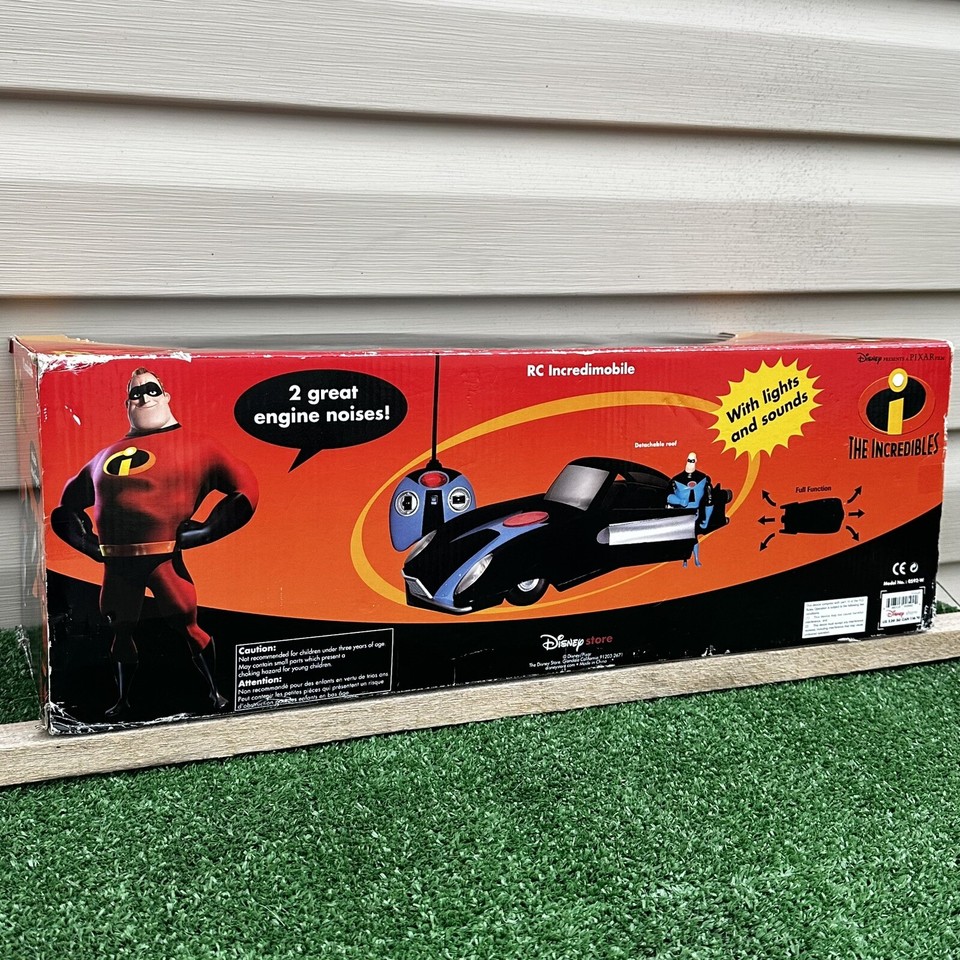New Rare Vintage THE DISNEY STORE Incredibles Remote Control Car ...