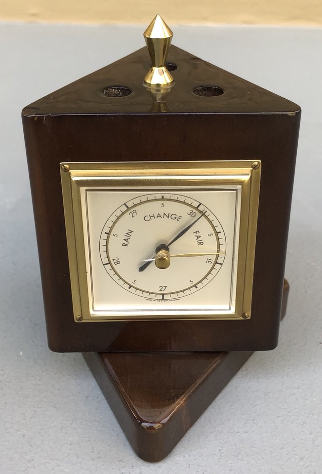 Vintage PETER Alarm Clock German Rotating Desk Clock/Weather ...